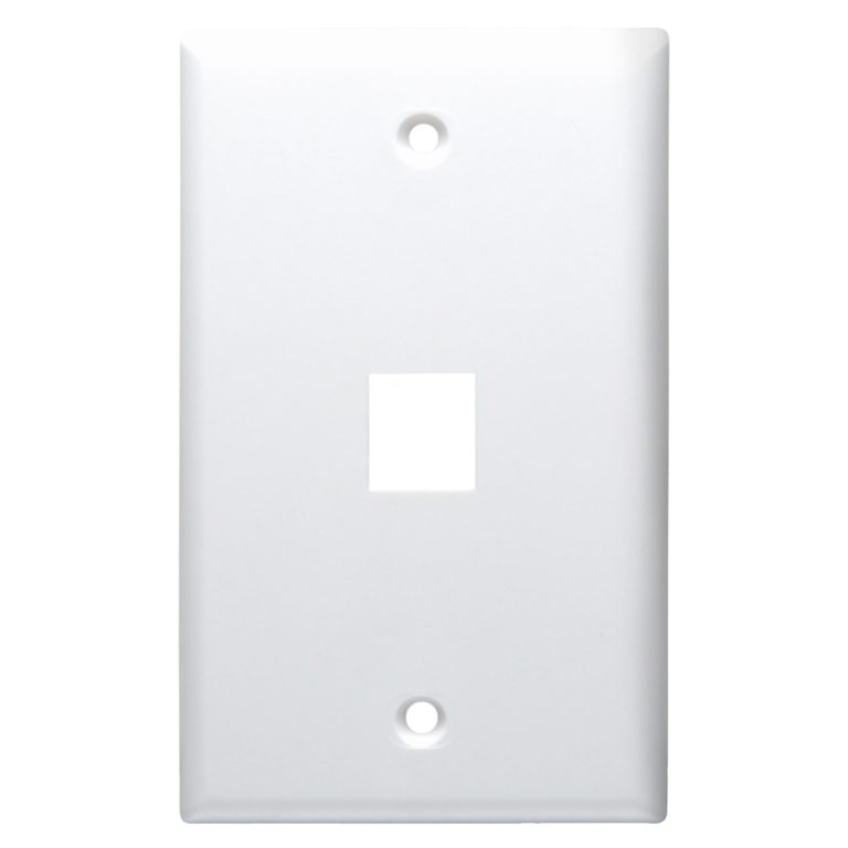 Keystone Plate 1 Port UL | Datacomm Electronics